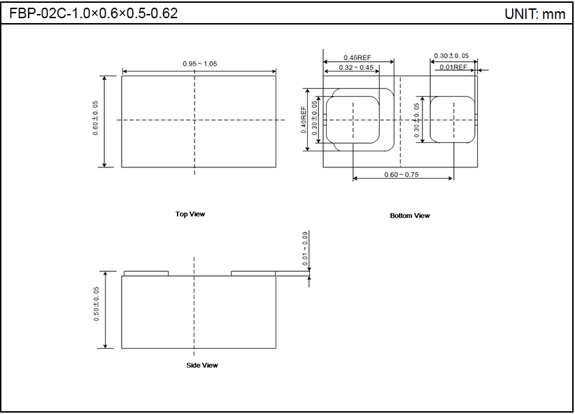 FBP-02C-1.0×0.6×0.5-0.62-士兰微电子中文官网